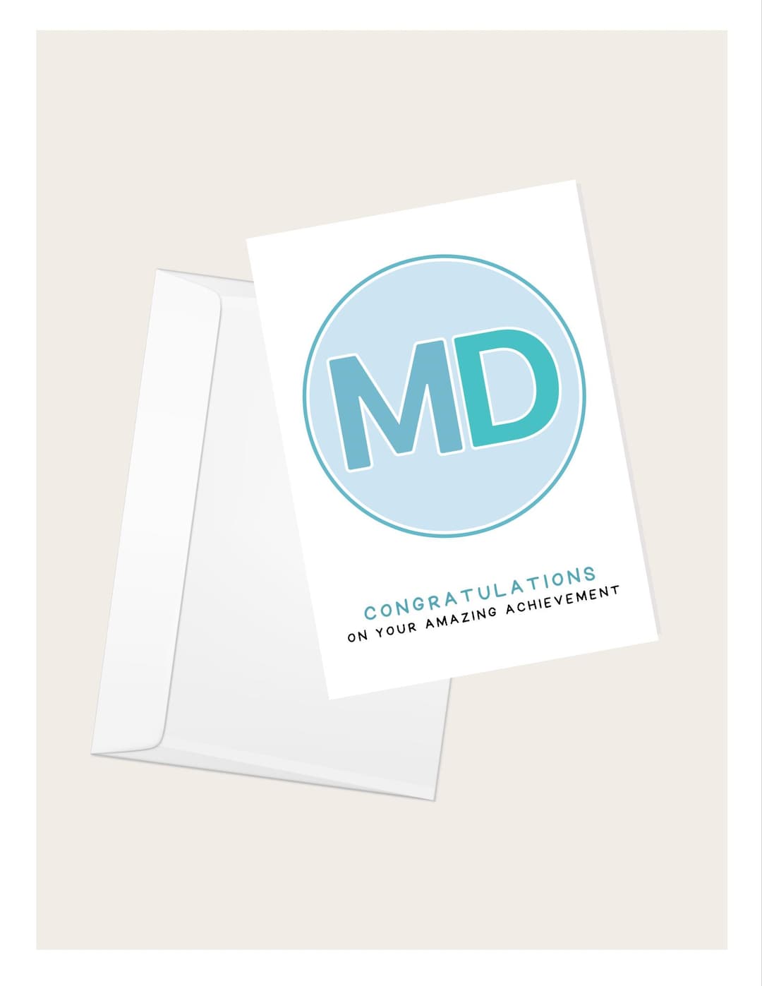 MD (medical Doctor) Congratulations Card - Etsy