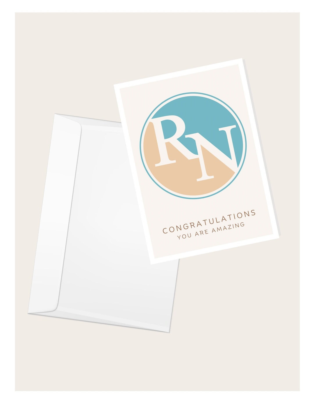 RN Credentials “congratulations You Are Amazing” Greeting Card | Nurse ...