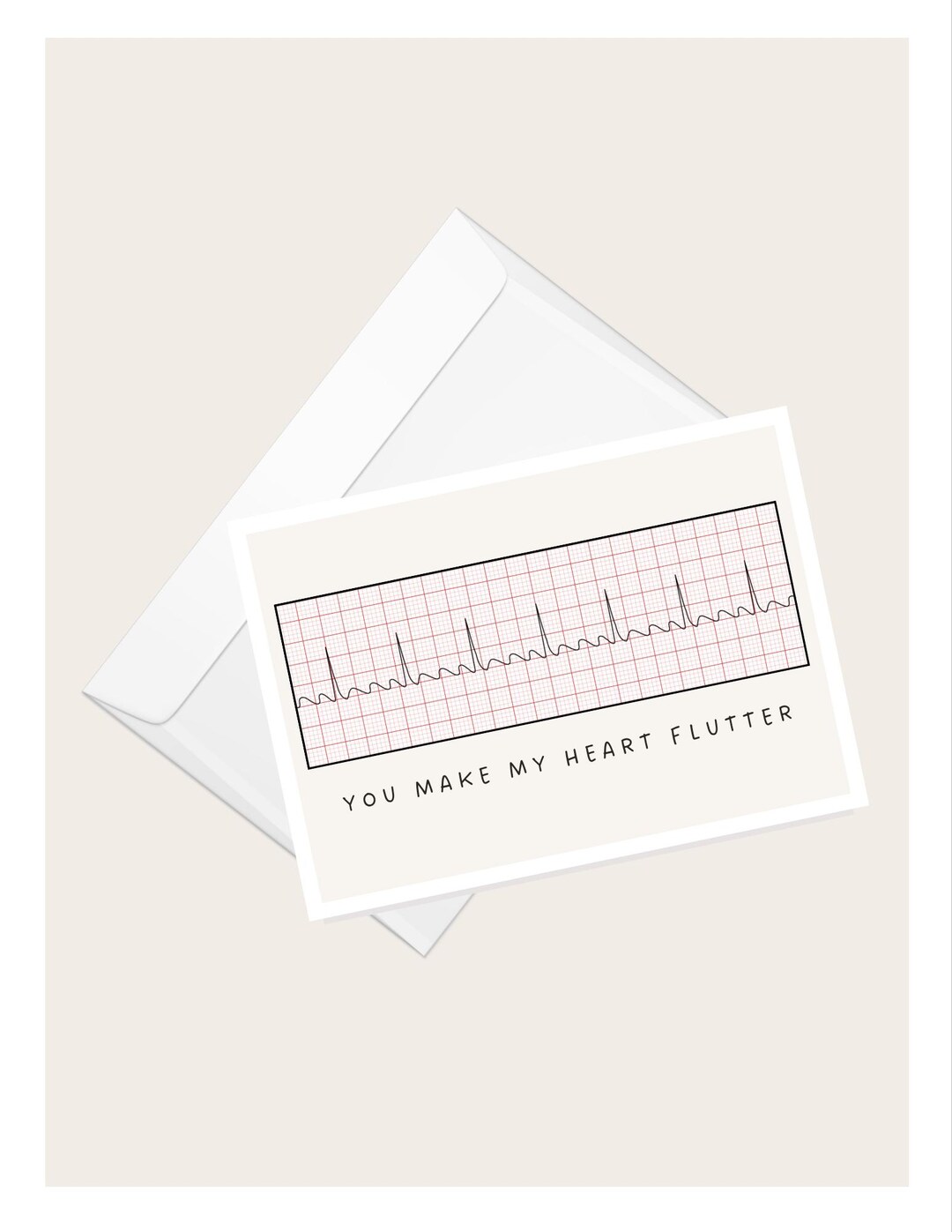 Atrial Flutter Electrocardiogram Tracing “you Make My Heart Flutter ...
