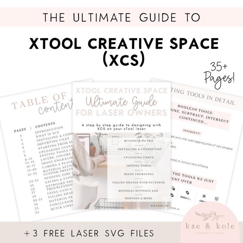 Learn Xtool Creative Space PDF – Laser Cutting Software Guide for Small ...