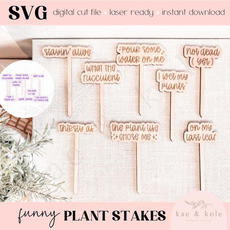 Wooden Easter Stakes - Etsy