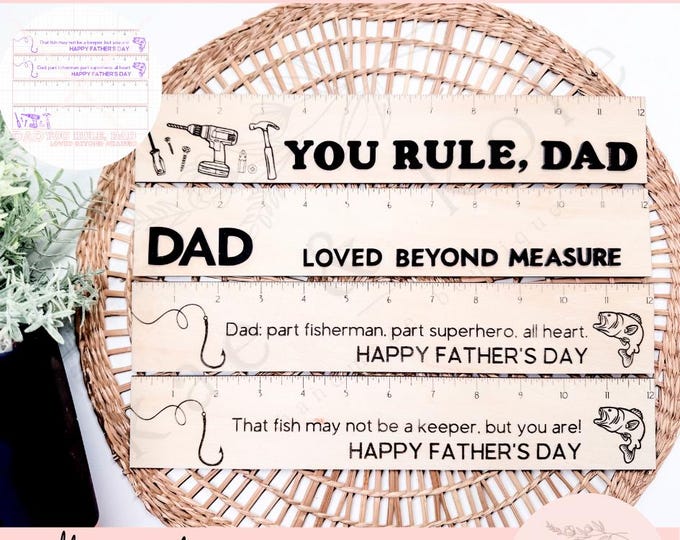Keychain Ruler - SVG PDF AI File - Gifts for Groomsmen, Father's Day ...