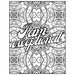 I AM Affirmations Coloring Book - 50 Digital Printable Pages for Self ...
