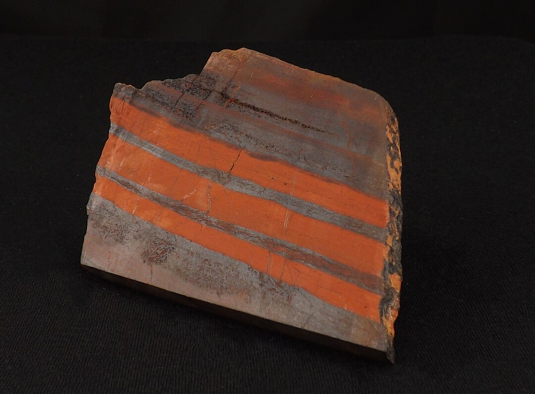 Hematoid Jasper Natural Raw Banded Stone Plate/slab/slab/slice/slice ...