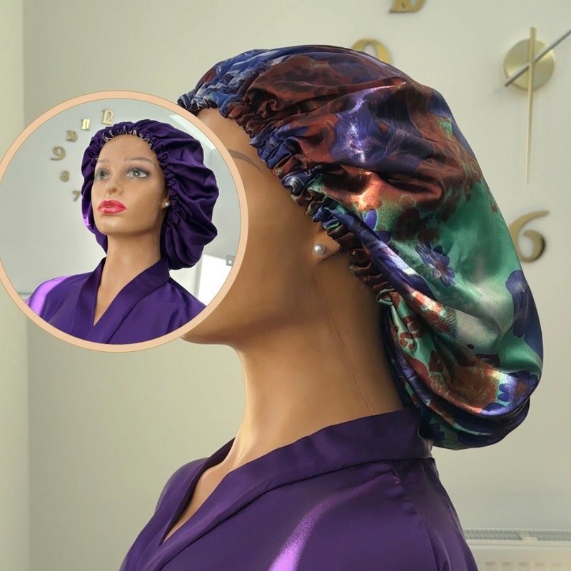 Silk Bonnets for Curly Hair - Etsy