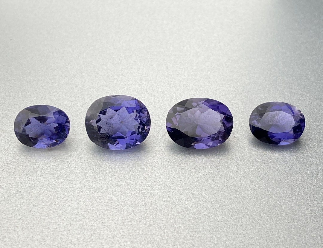 Natural Iolite Oval 10x8mm Faceted Iolite Gemstone Top Quality Loose ...