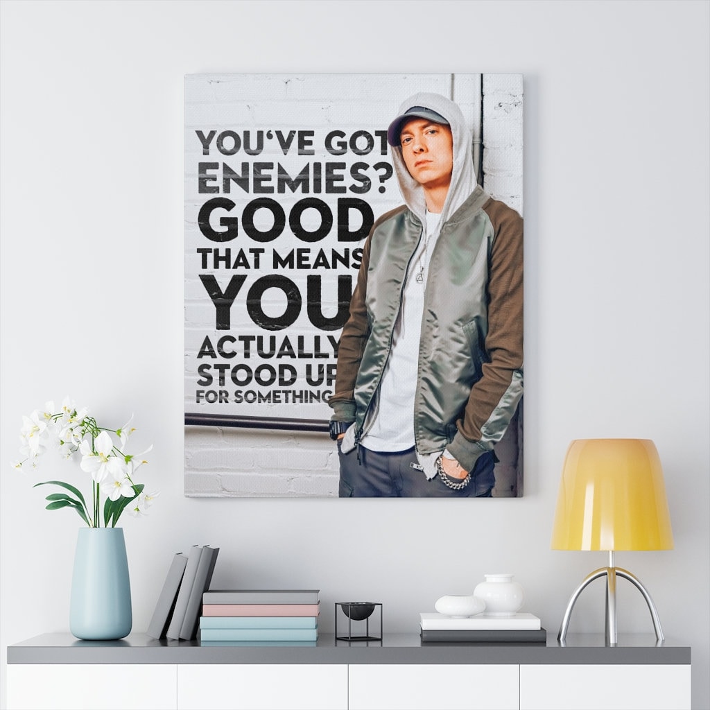 Eminem Inspirational Quote Canvas Art Work - Etsy
