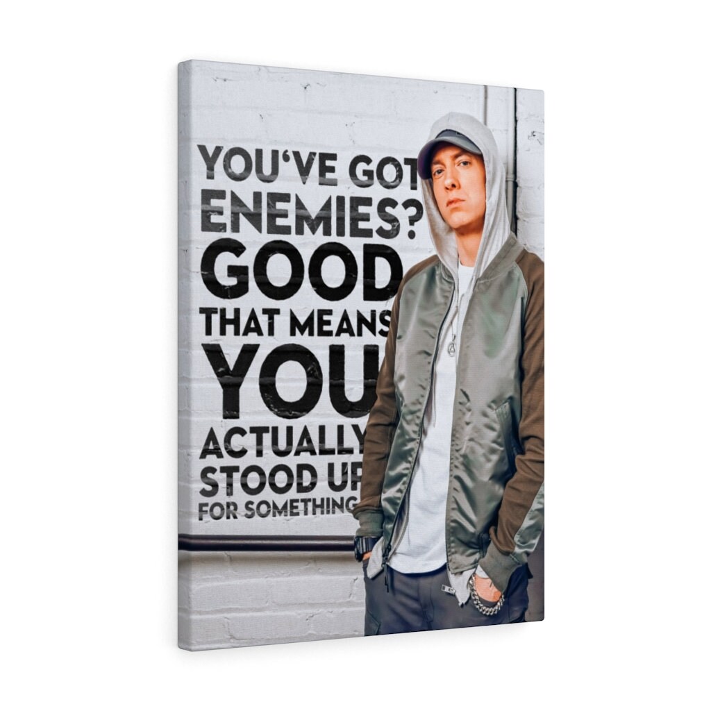 Eminem Inspirational Quote Canvas Art Work - Etsy