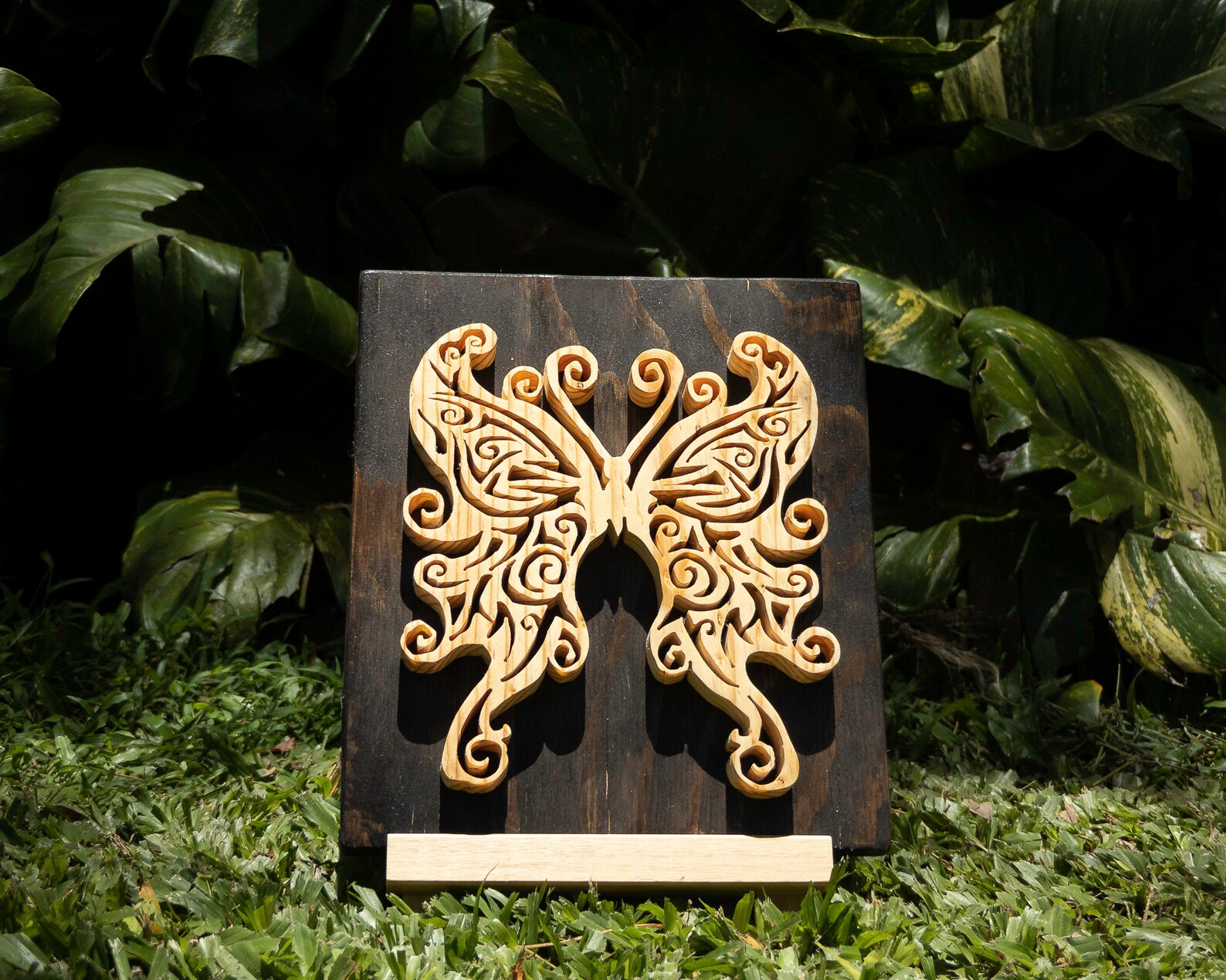Tribal Butterfly Wall Plaque - Etsy