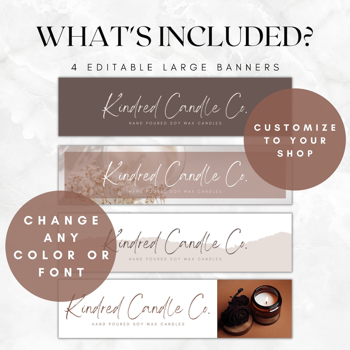 Etsy Shop Kit, Etsy Shop Banner, Etsy Shop Banner Set, Etsy Branding ...