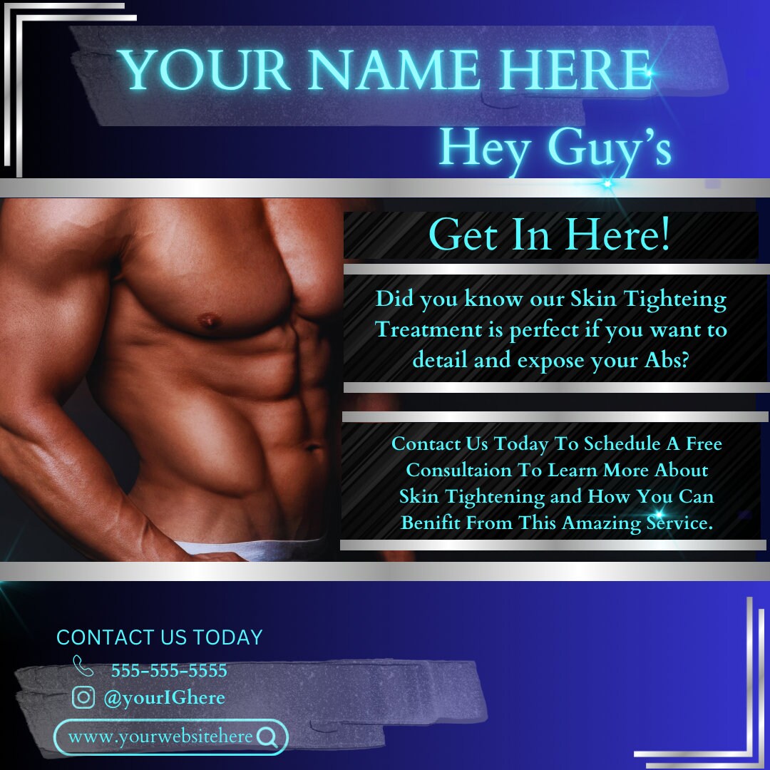 Men’s Body Contouring Templates - Etsy