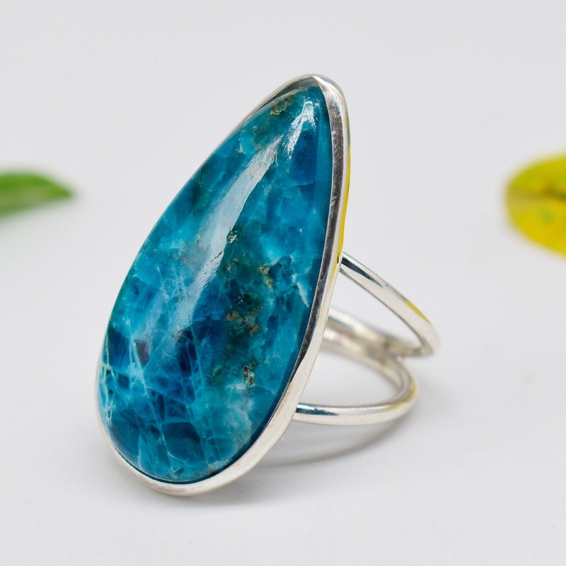 Chrysocolla Ring - Etsy