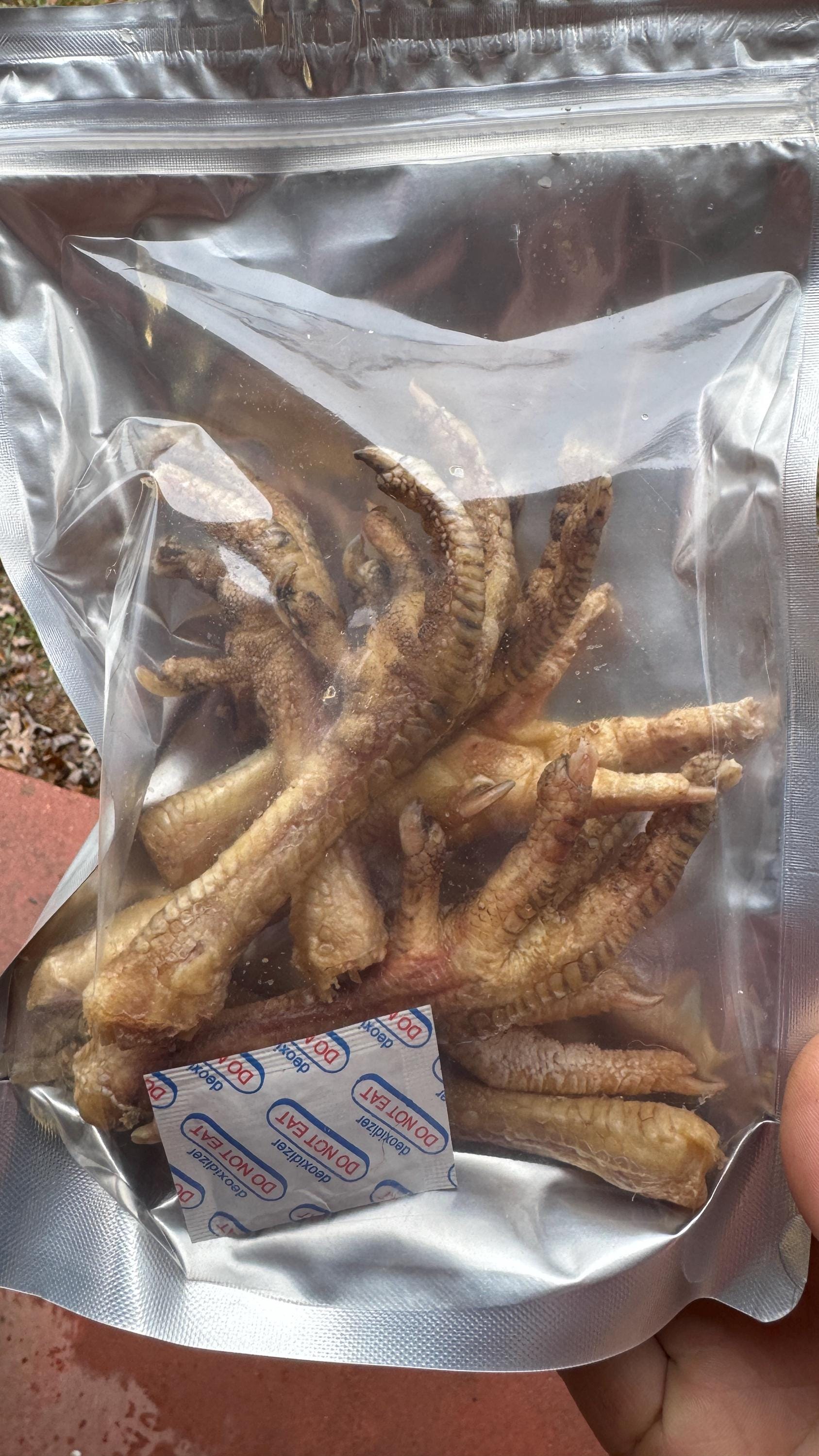 Freeze Dried Chicken Feet for Dogs! All Natural, Made on Small Farm! US ...