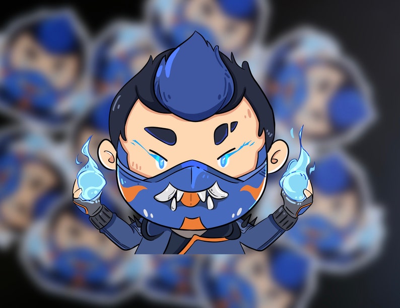 Valorant Chibi Stickers Riot Game Vinyl Stickers Decal | Etsy