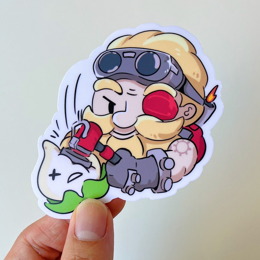 Overwatch Chibi Stickers Torbjorn Sticker Vinyl Stickers Decal Sticker ...