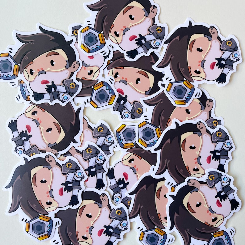 Overwatch Chibi Stickers Tracer Sticker Vinyl Stickers - Etsy