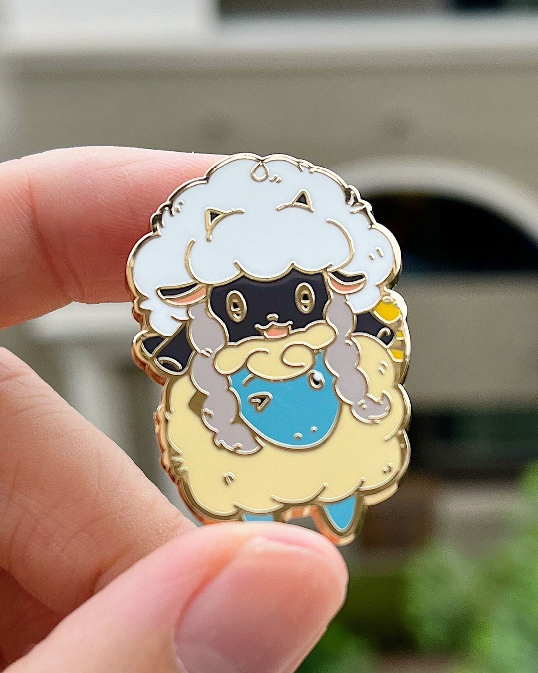 Mareep and Wooloo Pokemon Enamel Pin Galerians and Johto Varians. - Etsy