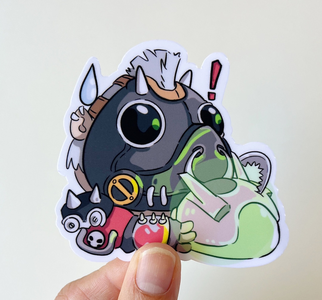 Overwatch Chibi Stickers Roadhog Sticker Vinyl Stickers Decal Sticker ...