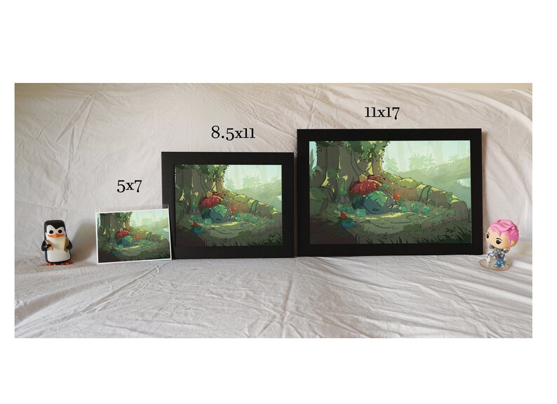 Venusaur Print Sleeping Bulbasaur Venusaur Ivysau Rand - Etsy