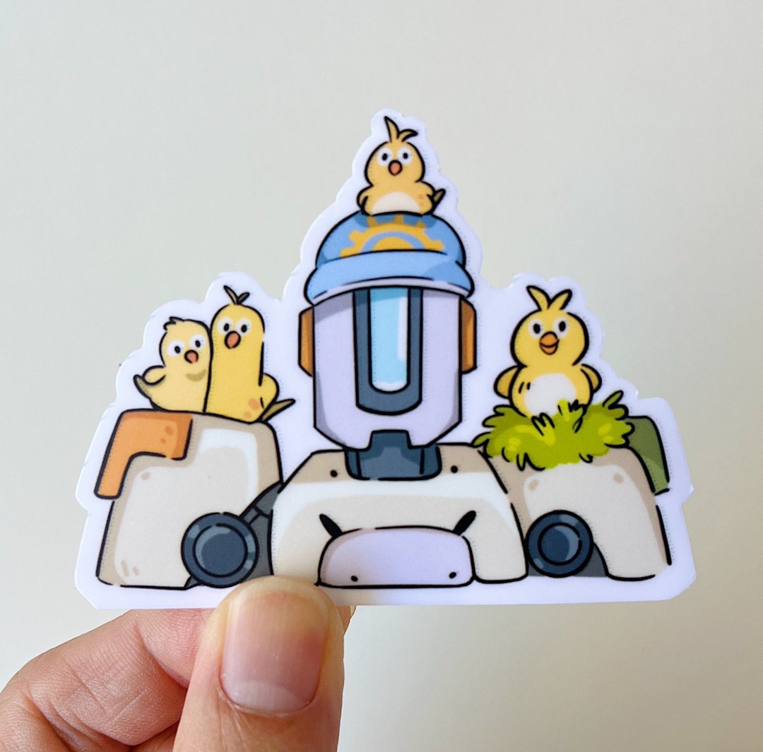 Overwatch Chibi Stickers Bastion Sticker Vinyl Stickers Decal Sticker ...