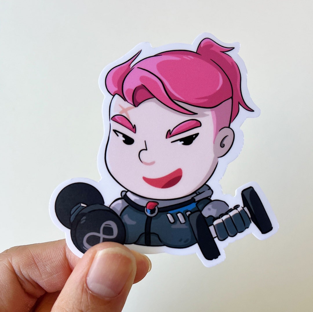 Overwatch Chibi Stickers Zarya Sticker Vinyl Stickers Decal Sticker ...