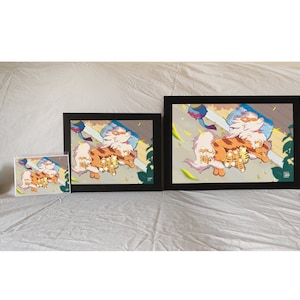 Arcanine Growlithe Sleeping With Ditto Pokemon Fanart - Etsy