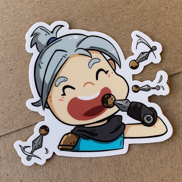 Valorant Jett Knife Sticker - Etsy