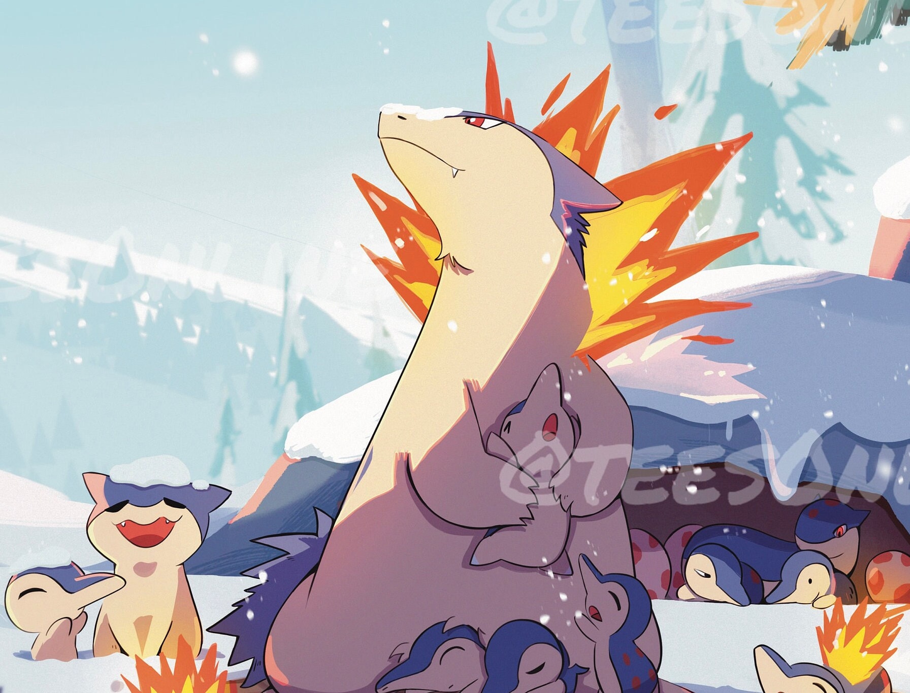 Pokemon Typhlosion Wallpaper