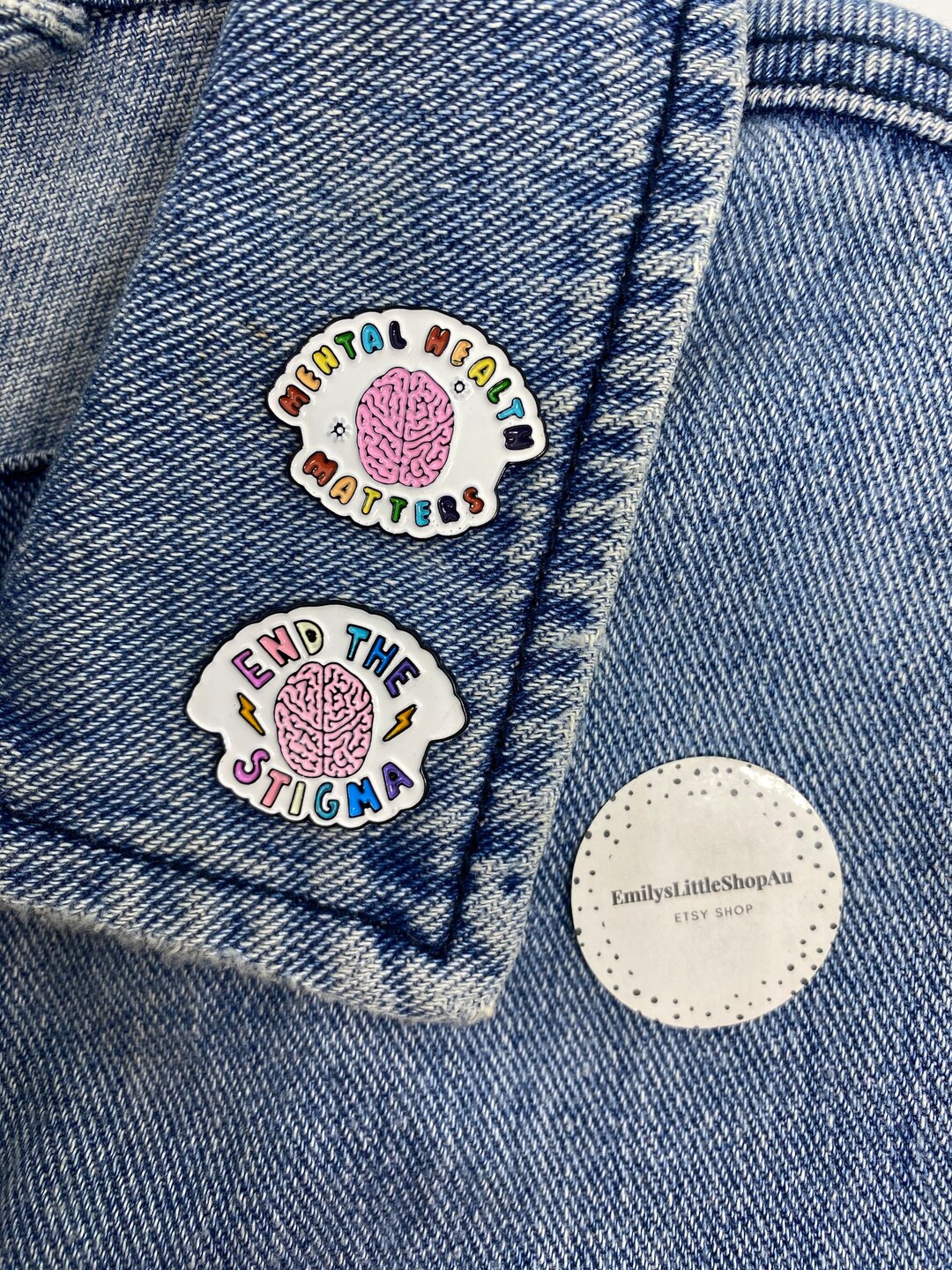Mental Health Matters & End the Stigma Pins. - Etsy