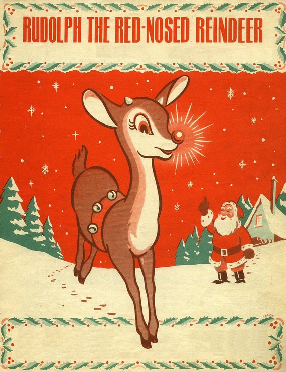 1964 Rudolph The Red Nosed Reindeer Poster