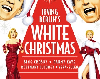 1954 White Christmas Movie Poster Print Bing Crosby - Etsy