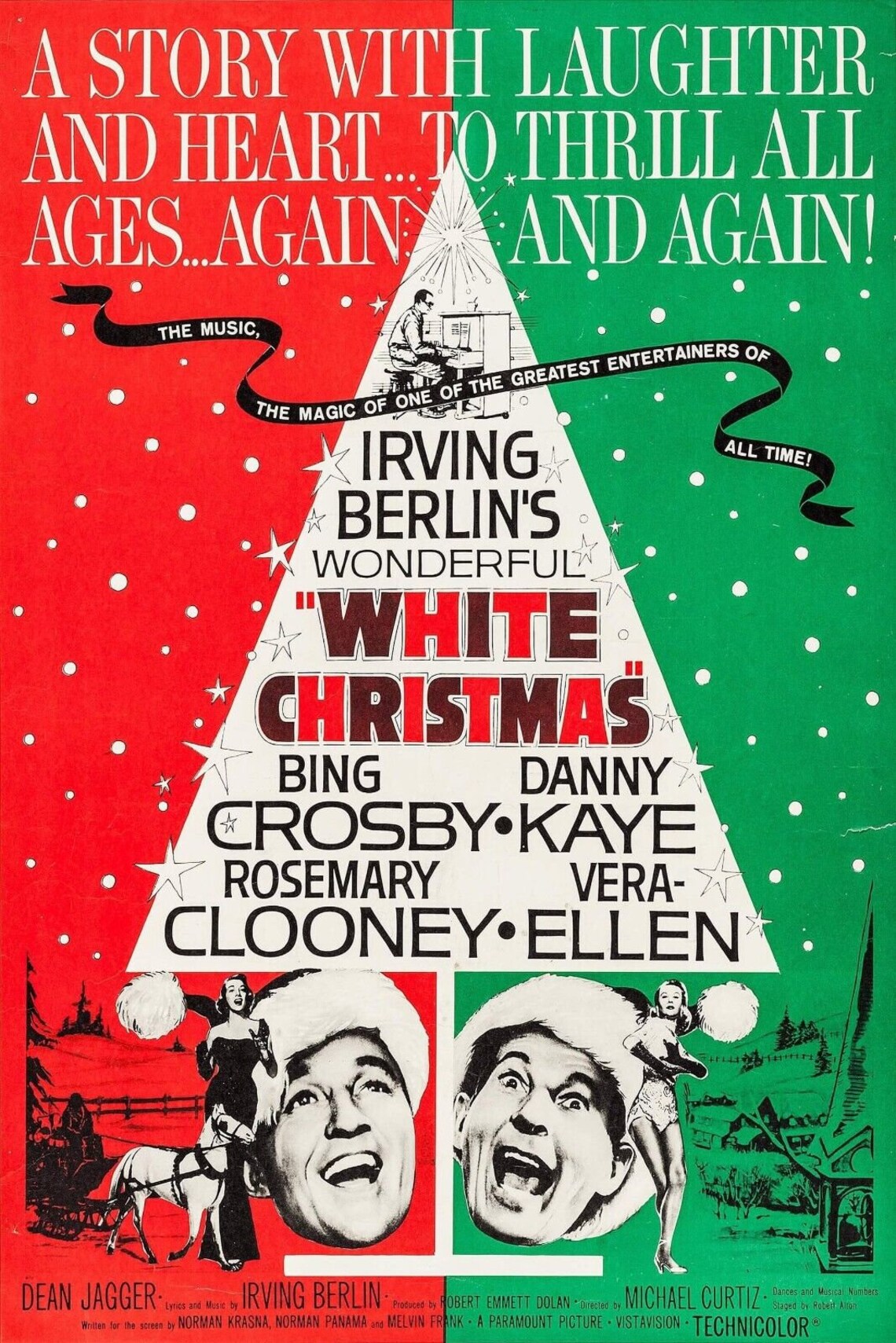 1954 White Christmas Movie Poster Print > Bing Crosby > Danny Kaye ...