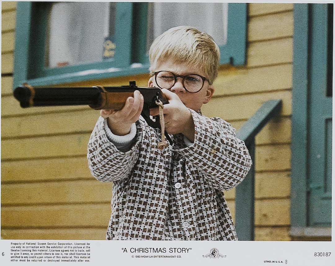 1983 A Christmas Story Movie Poster Print Ralphie Red Ryder HO HO HO - Etsy