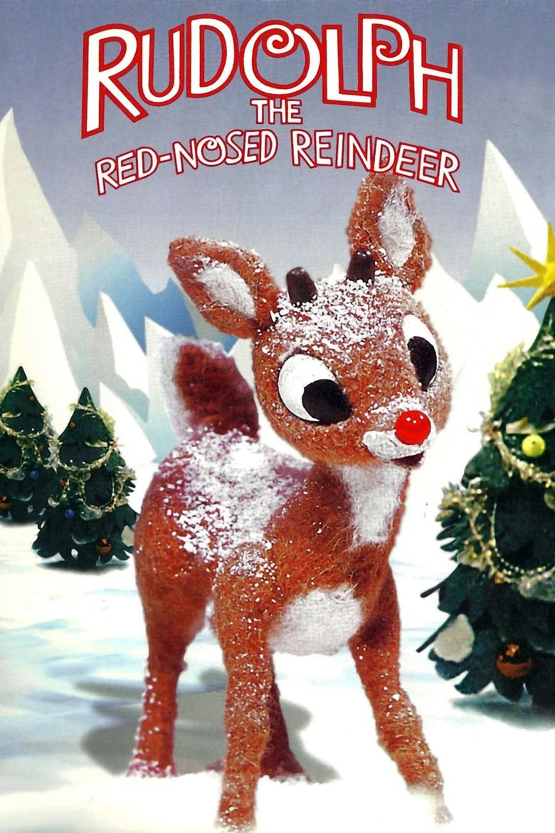 1964 Rudolph the Red Nosed Reindeer Poster Print Santa North Pole ...
