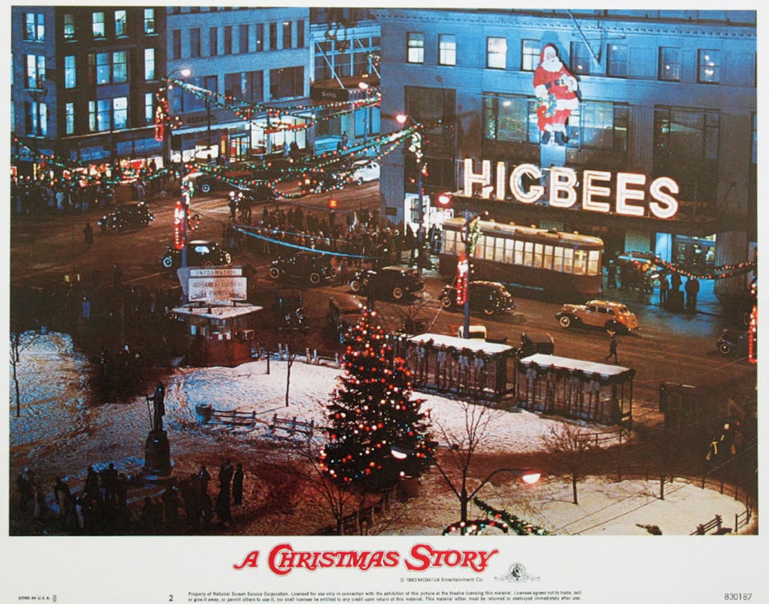 1983 A Christmas Story Movie Poster Print Ralphie Red Ryder HO HO HO - Etsy