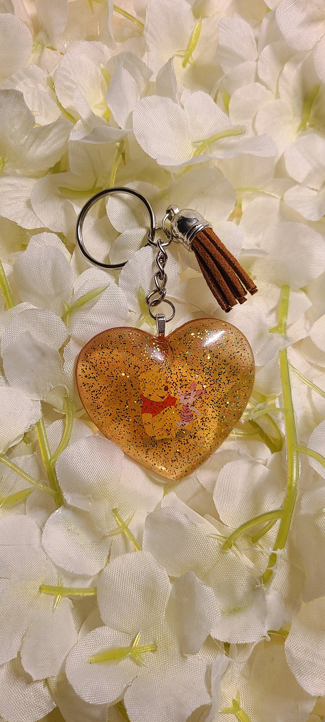 Winnie the Pooh Inspired Keychain - Etsy