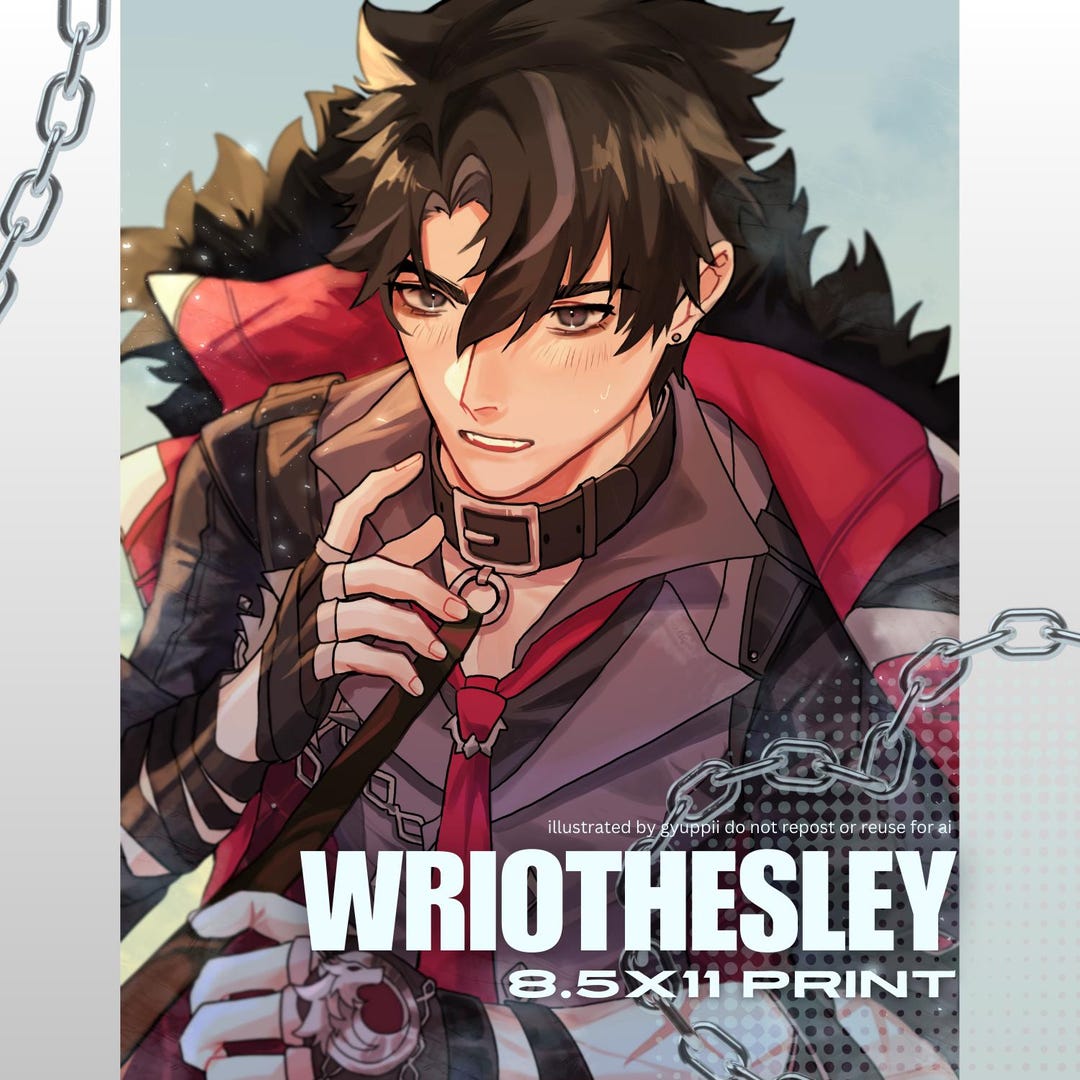 Wriothesley the Duke Genshin Impact Matte 8.5x11 Print - Etsy