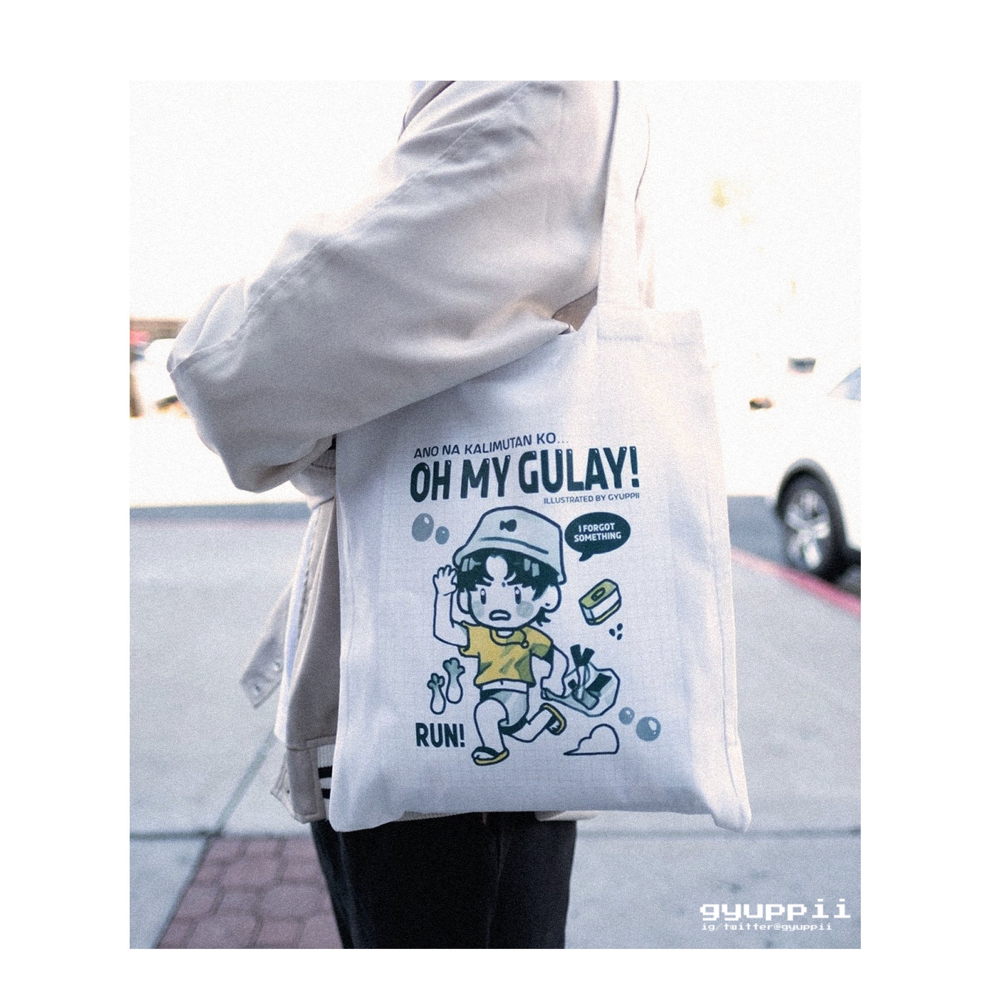 Oh My Gulay Filipino White Tote Bag Grocery Shopping - Etsy