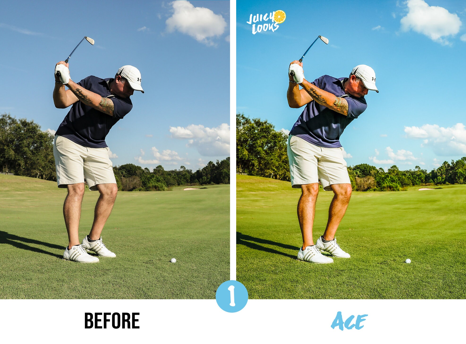 7 Golf Lightroom Presets, Mobile & Desktop, Filters, Lightroom Overlay ...