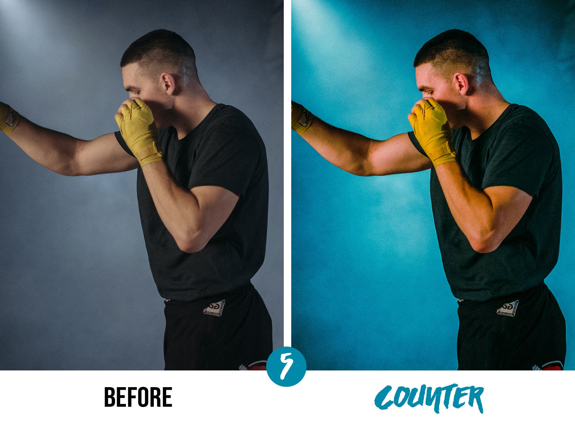 7 Boxing Lightroom Presets, Mobile & Desktop, Lightroom Overlay ...