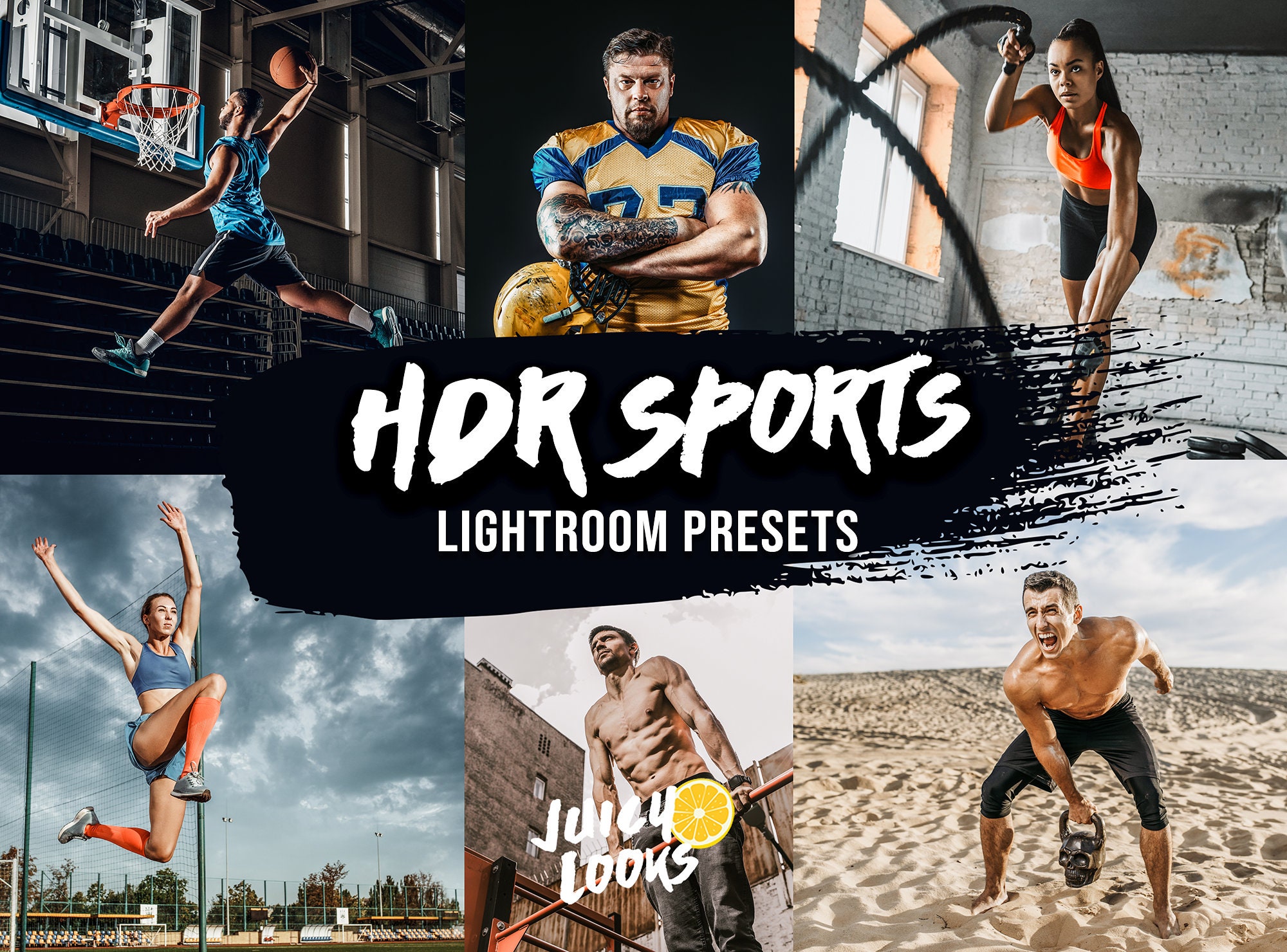 7 HDR Sports Lightroom Presets, Mobile & Desktop, Bundle, Photo Filters ...