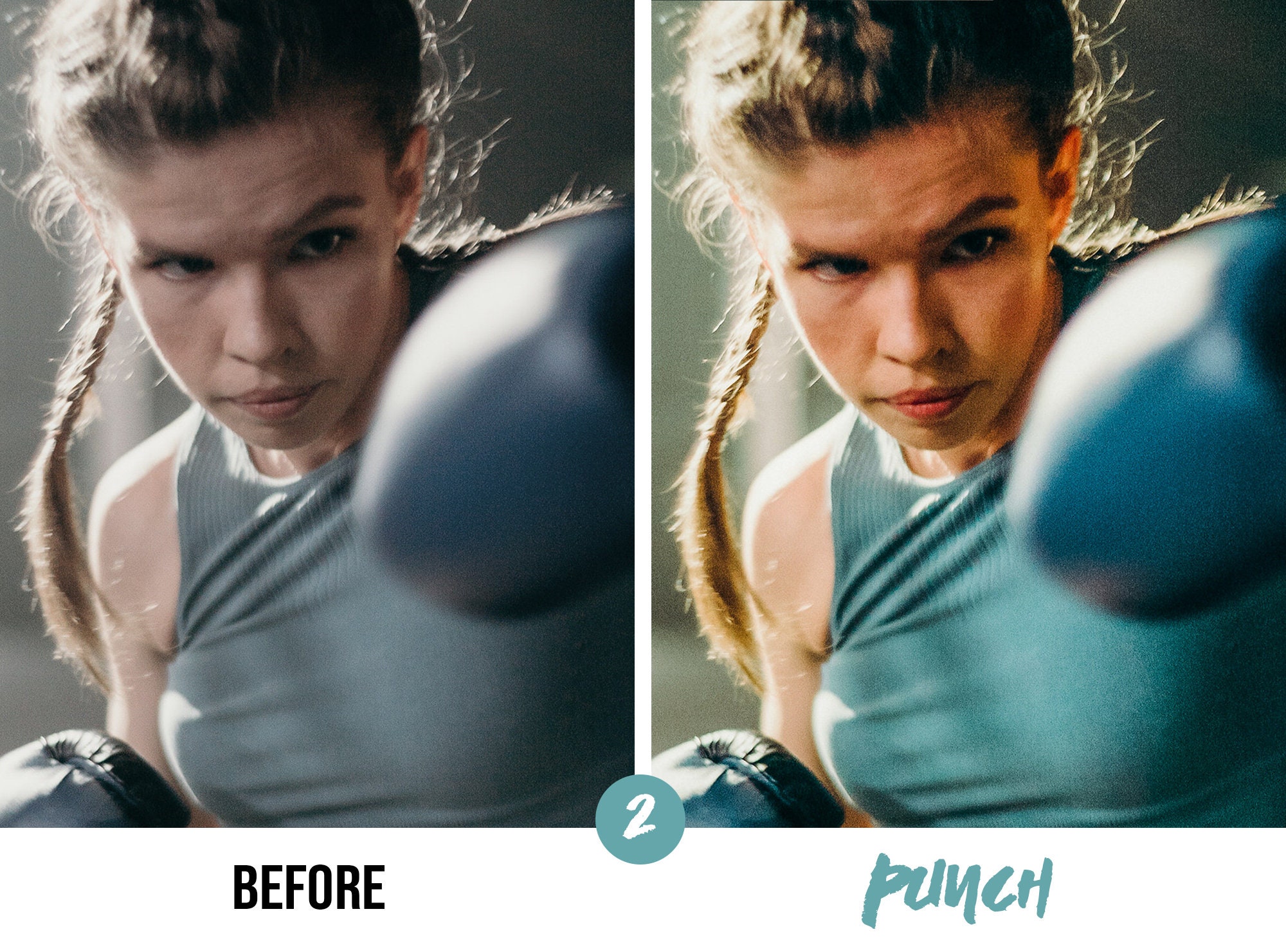 7 Boxing Lightroom Presets, Mobile & Desktop, Lightroom Overlay ...