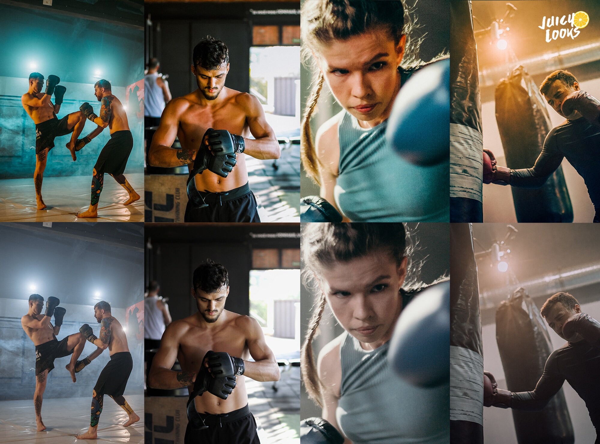 7 Boxing Lightroom Presets, Mobile & Desktop, Lightroom Overlay ...