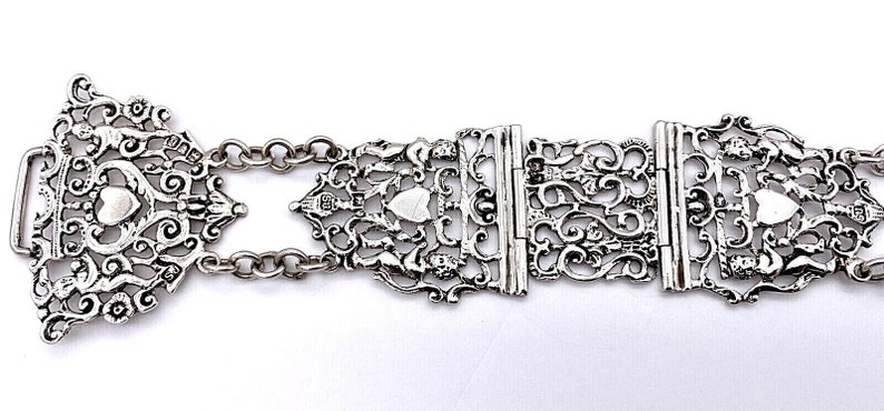 Victorian Silver Belt & Buckle by Samuel Jacob London 1897 206g - Etsy