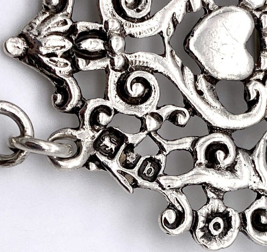 Victorian Silver Belt & Buckle by Samuel Jacob London 1897 206g - Etsy