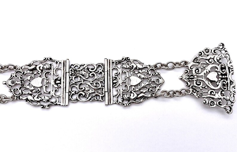 Victorian Silver Belt & Buckle by Samuel Jacob London 1897 206g - Etsy