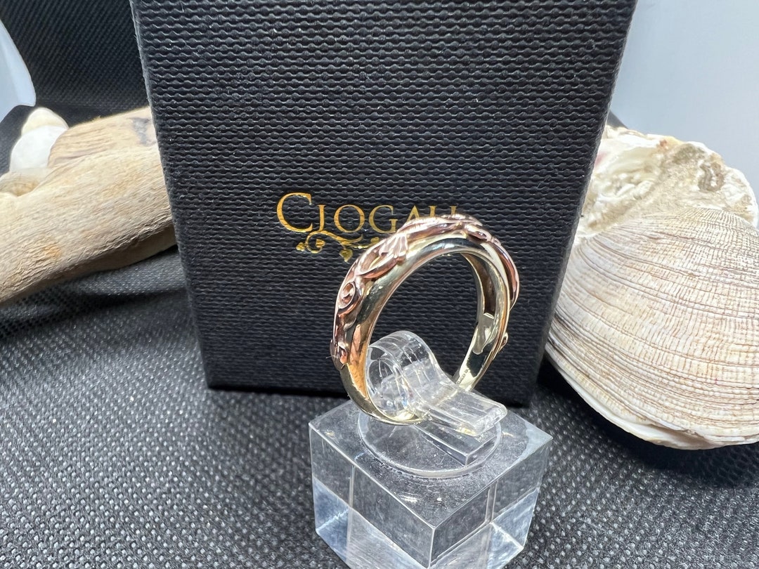 9CT CLOGAU GOLD RING Made With Rare Welsh Gold - Size N - Etsy UK