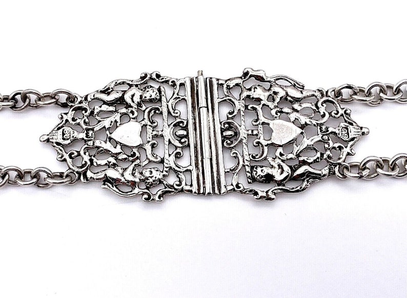 Victorian Silver Belt & Buckle by Samuel Jacob London 1897 206g - Etsy