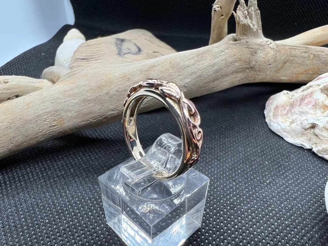 9CT CLOGAU GOLD RING Made With Rare Welsh Gold - Size M 1/2 - Etsy UK