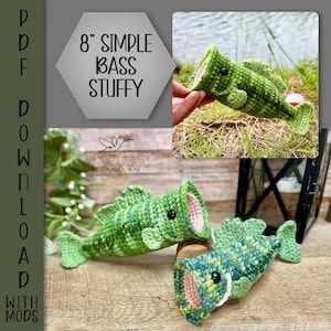 PDF Largemouth Bass Fish Pouch, Stuffy, Stocking, Wine, Liquor, Golf ...